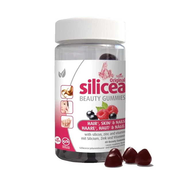 HUBNER ORIGINAL SILICEA Beauty for Hair Skin Nail 60 Vegan Gummies £14. ...
