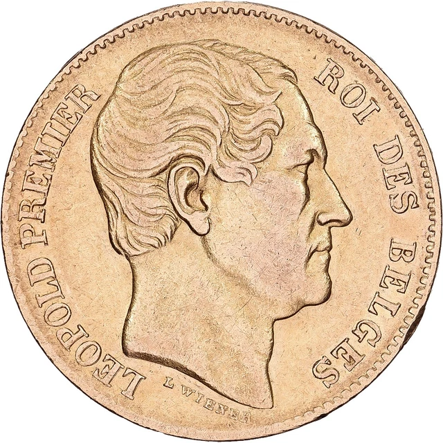 [#1261175] BÉLGICA, 20 Francs, 1865, Oro, MBC, KM:23 EUR 911,90 - PicClick ES