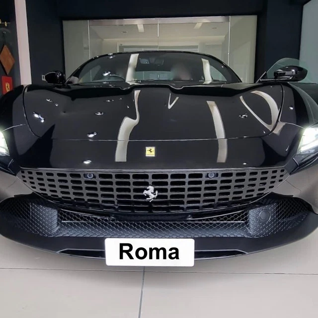 FERRARI ROMA FRONT License plate , NO MODIFICATIONS REQUIRED , NO ...