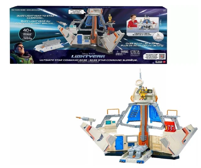 2022 DISNEY PIXAR Buzz Lightyear Ultimate Star Command Base Interactive ...