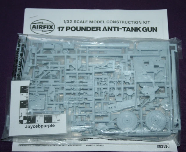 AIRFIX 17 POUNDER Anti-Tank Gun 1:32 scale model kit 06361. EUR 17,33 ...