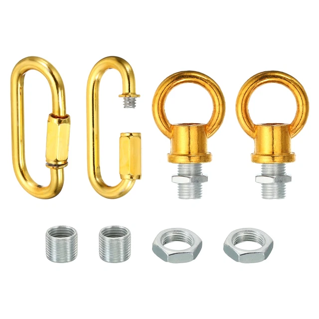 M10 LIFTING EYE Nut Kit, Bolt Screw Ring for Chandelier, 88 Lbs Load ...