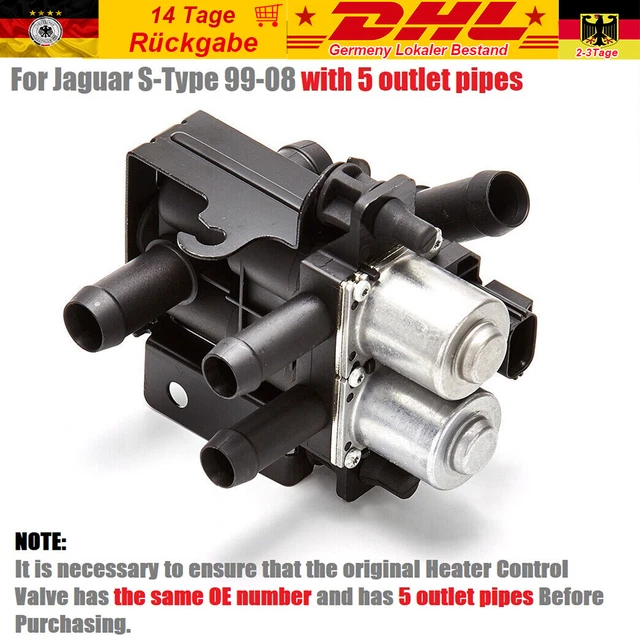 VENTILEINHEIT HEIZUNGSVENTIL VENTIL Heizung für 99-2008 Jaguar S-Type XR822975 EUR 36,99 ...