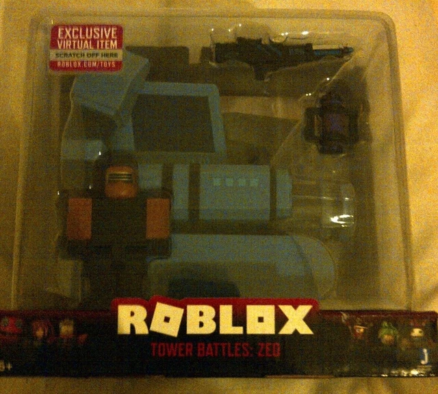 ROBLOX TOWER BATTLES Zed Vehicle with Figure Exclusive Virtual Item Mix ...