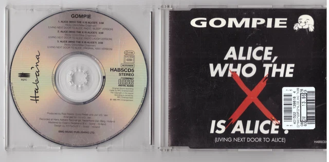 CD gompie alice,who the x is alice EUR 1,00 - PicClick DE