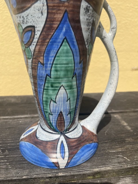 GEORGE CLEWS, CLEWS WARE ART DECO PERIOD HAND DECORATED JUG c1930s £10. ...