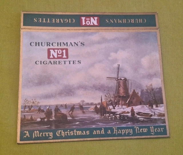 CHURCHMAN'S NO 1 Cigarette Packet UK Christmas £6.96 - PicClick UK