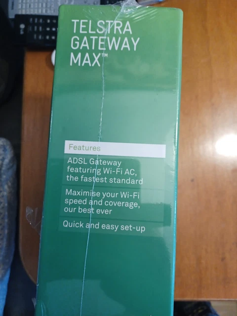 TELSTRA GATEWAY MAX Tg799 Modem Router. New In Sealed Carton $45.00 ...