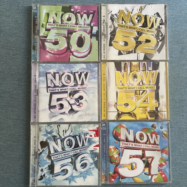 NOW THAT'S WHAT I Call Music Double CD X 6 - 50, 52, 53, 54, 56 and 57 ...