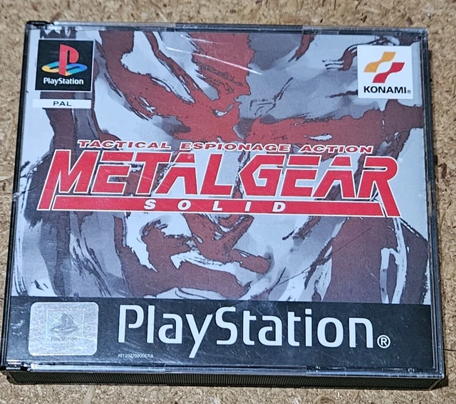 METAL GEAR SOLID PS1 PlayStation One Game PAL Discs, Guide and Silent ...