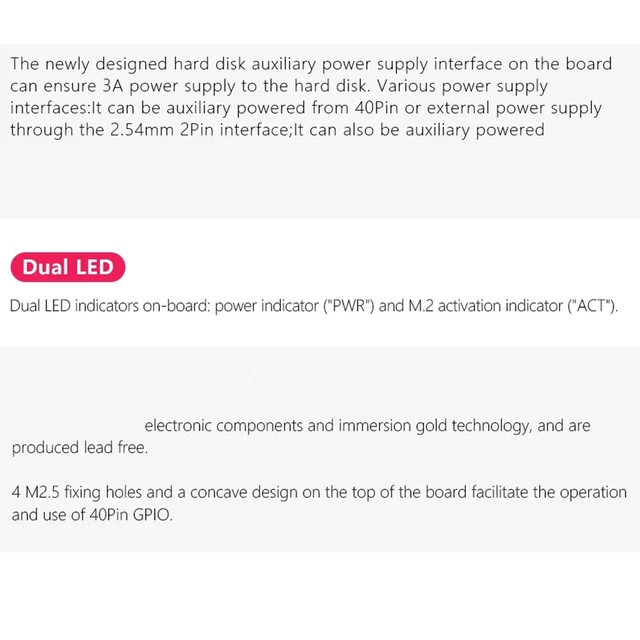 MPS2280P PCIE M.2 NVME SSD HAT for 5 Support 2280 2230 2242 Gen 32084 £ ...