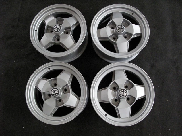 GENUINE MAGNESIUM BWA Wheels 6X14" Alfa Romeo Giulia Gt Bertone 105 All ...