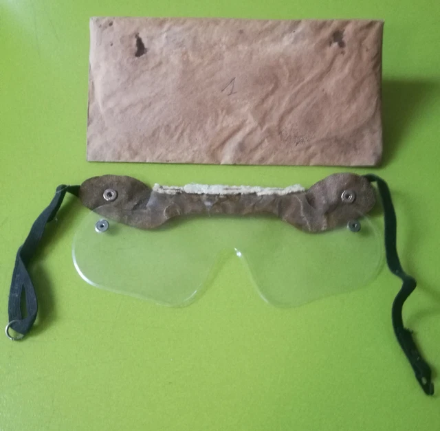 LUNETTES DE PROTECTION EYESHIELD M1 ORIGINAL US ARMY WWII 39/45 EUR 10 ...