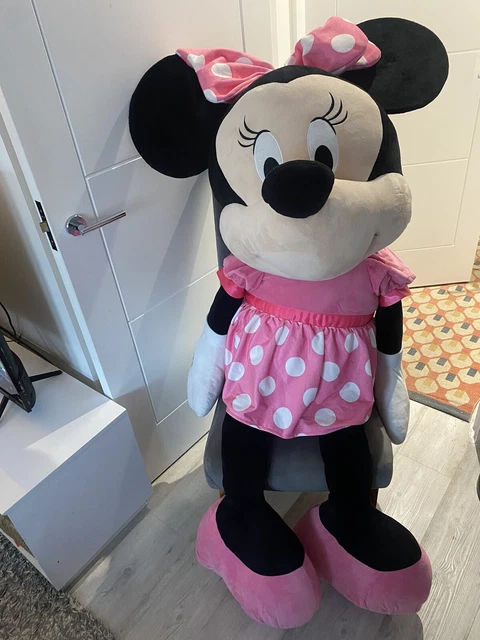 DISNEY GIANT MINNIE Mouse Plush Teddy Stuffed 60”/5ft Soft Toy £5.50 ...