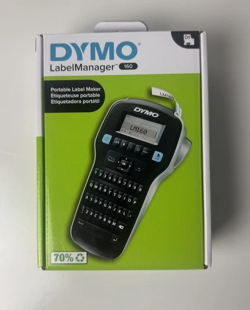 DYMO LABELMANAGER 160 Portable Label Maker NEW Open Box $33.54 ...