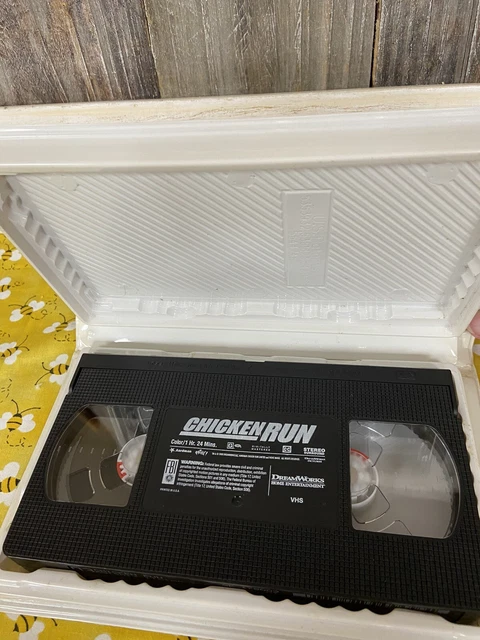 CHICKEN RUN VHS 2000 Clamshell Animated Movie Dreamworks £5.31 ...