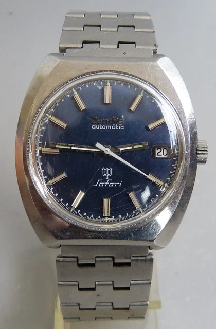 ZENTRA SAFARI Vintage Automatic Armbanduhr Mit Datum +++ EUR 1,00 ...