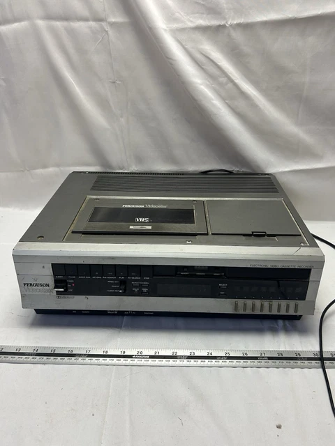 FERGUSON VIDEOSTAR 3V29 VCR Toploader VHS Player Cassette Retro Vintage ...