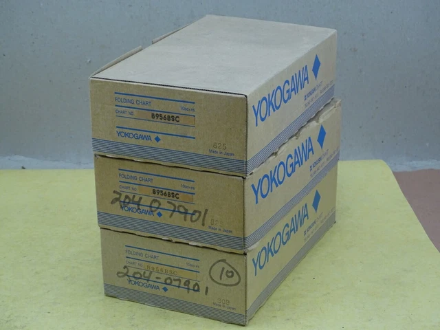 (30) YOKOGAWA FOLDING Chart Recorder Paper , B956BSC EUR 221,36 ...