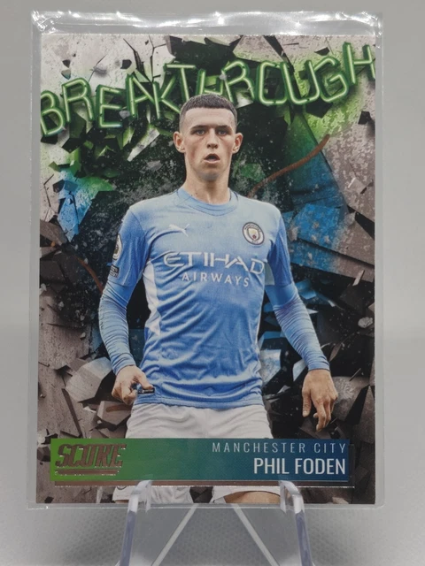 PHIL FODEN BREAKTHROUGH Panini FIFA Score Soccer 2021/22 Manchester ...