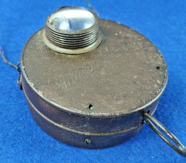 RARE ANTIQUE MAGNETLAMPE Ww1 German Army Military Dynamo Flashlight ...