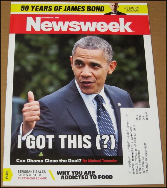 11/5/2012 NEWSWEEK MAGAZINE President Barack Obama 50 Years of James ...