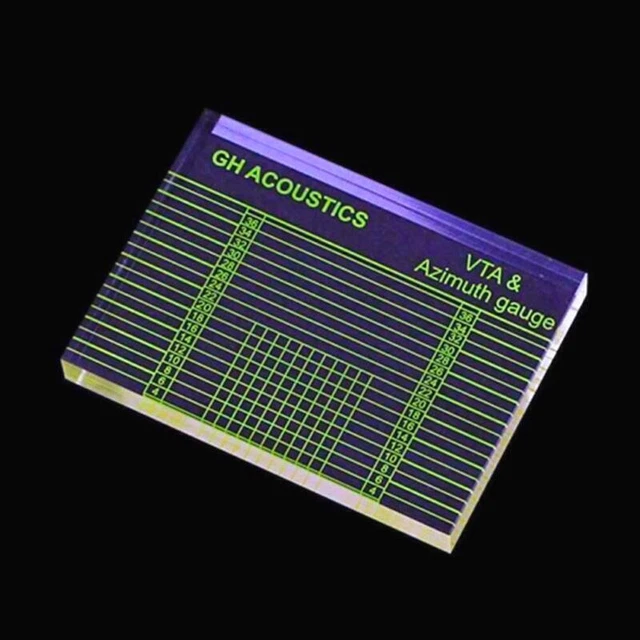 VINYL TURNTABLE TONEARM VTA Cartridge Alignment Rulers Gauge Tool Kit £ ...