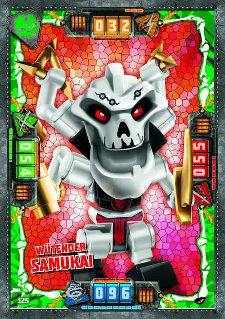 125 - ANGRY Samukai - Rogue Card - LEGO Ninjago SERIES 4 £1.08 ...