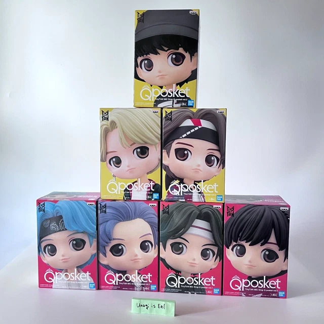 FIGURINE BTS TINYTAN Q posket MIC Drop 7 types ensemble complet BANPRESTO flambant neuf JP EUR ...