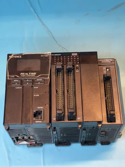 KEYENCE CPU MODULE KV-7300 WITH CARDS See Description £600.00 - PicClick UK