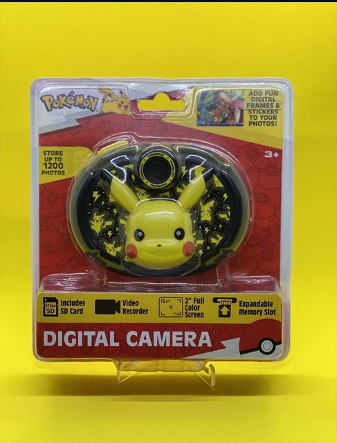 POKÉMON PIKACHU KIDS Camera w/ SD Card Digital Photos/Video 720/1080p ...