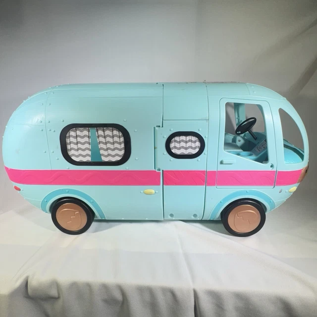 LOL OMG SURPRISE 2 IN 1 Teal Glamper Play set Camper Bus 2019 Exclusive ...
