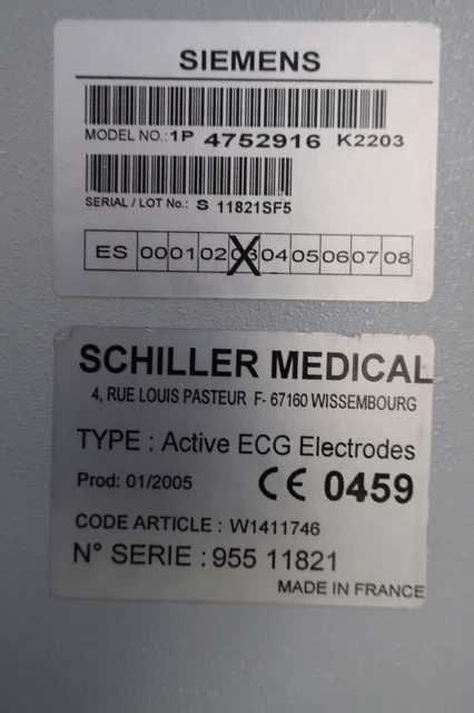 SIEMENS ACTIVE ECG Electrodes Magnetom Sonata MRI 4752916 $834.90 ...