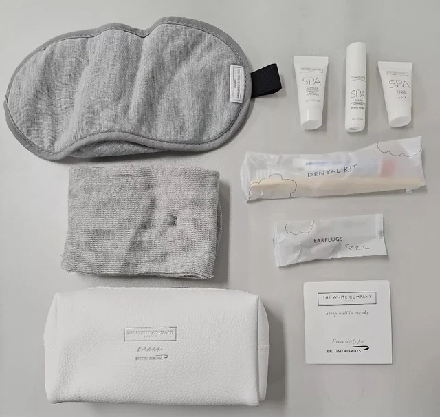 BA BRITISH AIRWAYS Club World 2025 The White Company Wash Bag £11.05 ...