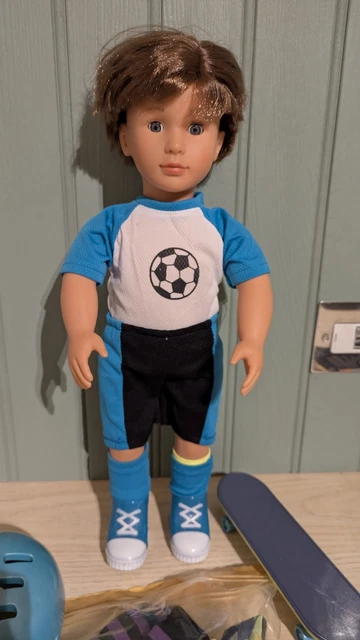 OUR GENERATION THEODORE Boy Doll Skateboarder With Skateboard And ...