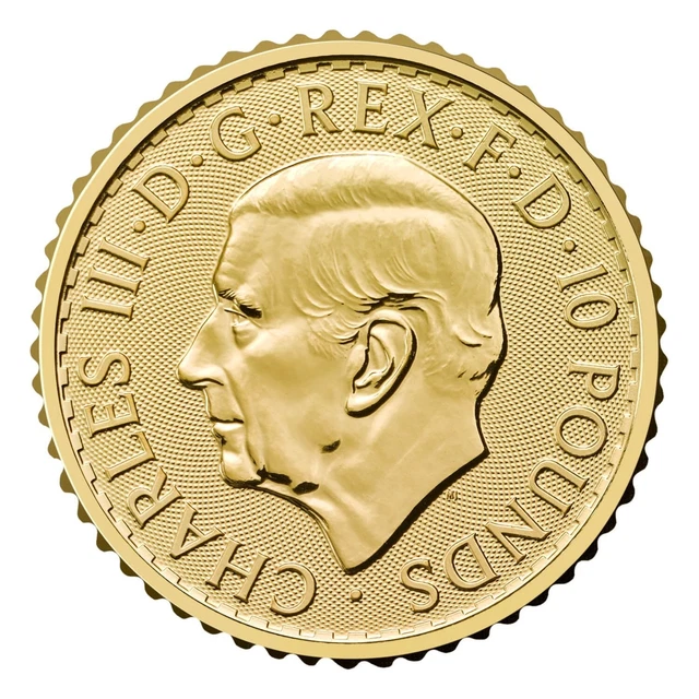 GOLDMÜNZE BRITANNIA 2026 Großbritannien 1/10 999.9 Oz Unze 10 Pounds prägefrisch EUR 30,50 ...