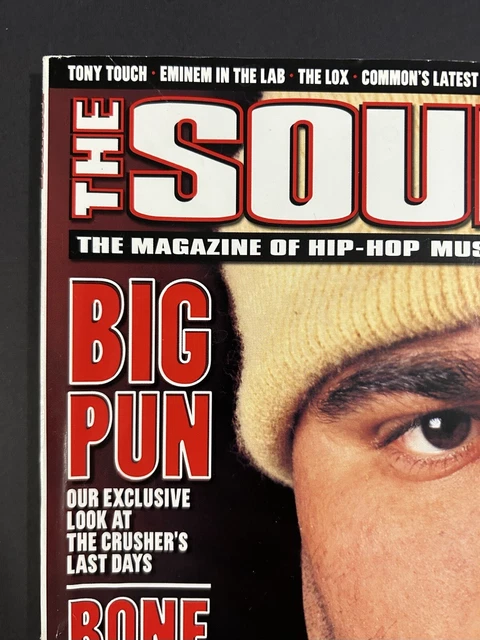THE SOURCE MAGAZINE #128 Big Pun Cover Bone Thugs Eminem Hip-Hop May ...