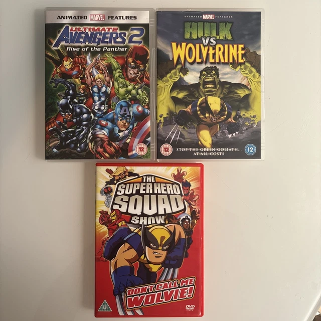 MARVEL ANIMATED DVD bundle - Ultimate Avengers 2, Hulk vs Wolverine ...