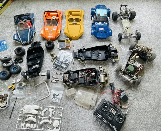 ORIGINAL VINTAGE TAMIYA Sand Rover Rough Rider SRB Large Job Lot £150. ...