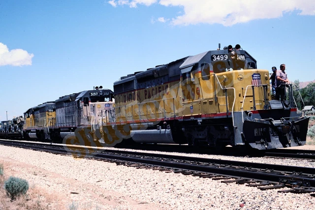 VTG 1988 TRAIN Slide 3499 UP Union Pacific Engine X3G026 £6.80 ...