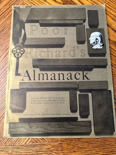 POOR RICHARD'S ALMANAC 250th Anniversary Edition Benjamin Franklin VTG ...
