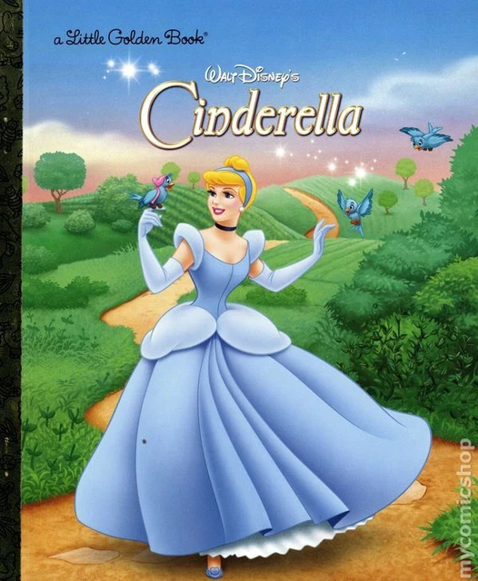 WALT DISNEY'S CINDERELLA HC A Little Golden Book 1B-REP NM 2020 Stock ...