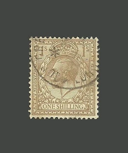 GREAT BRITAIN STAMPS 1912 -1913 King George V - 1/- Stamp - G/VG - Used ...