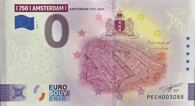 AMSTERDAM 1275-2025 NETHERLANDS 2024 Number 0 Banknote Various $14.92 ...