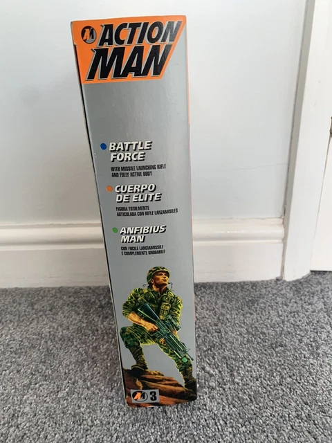 ACTION MAN BATTLE Force with Missile Launching Rifle 1993 90s Action ...