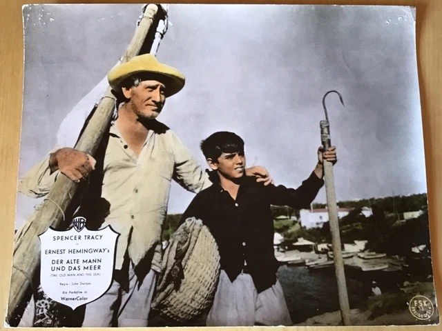 ERNEST HEMINGWAY DER ALTE MANN UND DAS MEER Spencer Tracy Aushangfoto ...