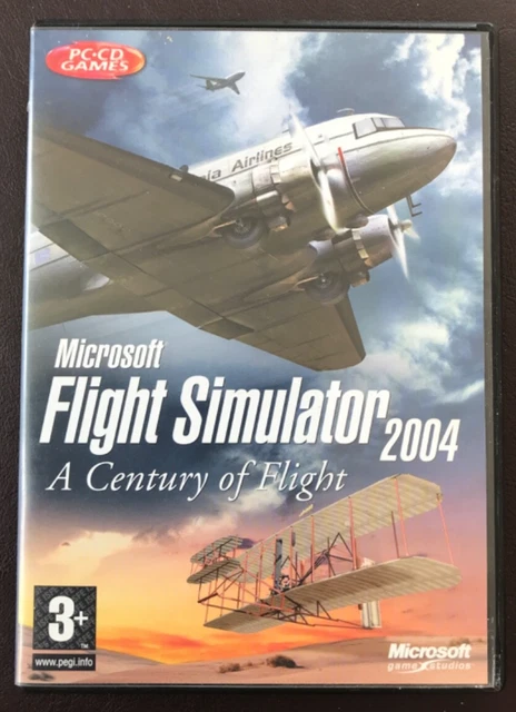 MICROSOFT FLIGHT SIMULATOR 2004 A CENTURY OF FLIGHT - PC-CD 4 Discs £5. ...