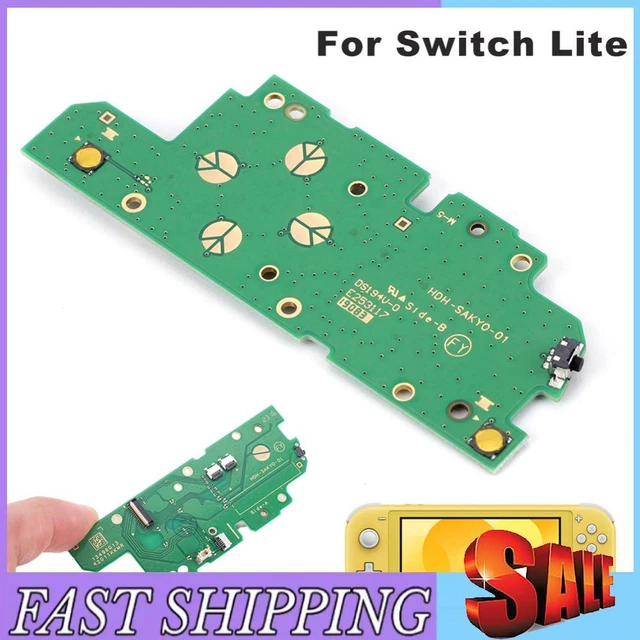 L SIDE BUTTON PCB Board Green Left Motherboard Reusable for Nintendo ...