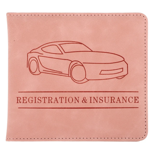 CAR REGISTRATION AND Insurance Card Holder Driver's License Cover £7.29 ...