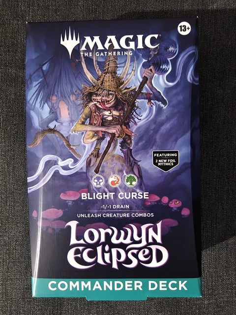 MTG LORWYN ECLIPSED Commander Deck - Blight Curse $139.99 - PicClick AU